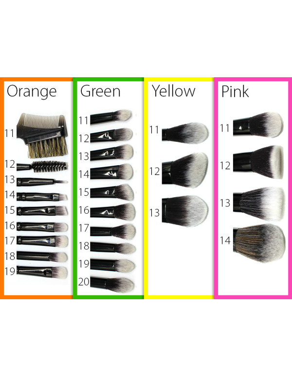Create Your Own 6 Piece Brush Set - Synthetic